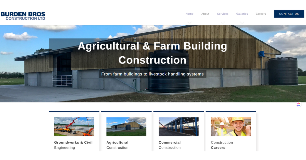 Burden Bros Construction | Agricultural, Groundworks & Civil Engineering